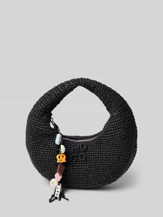 HUGO BOSS Henkeltasche aus Strohgeflecht Modell ZEYA