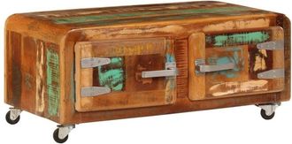 vidaXL Couchtisch 85x55x40 cm Altholz Massiv vidaXL