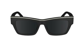 Calvin Klein Jeans Unisex Adult Sunglasses CKJ24602S - Black with Solid Grey Lens