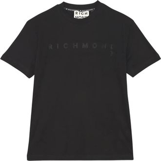 John Richmond T-shirt en jersey - Homme - Tops - Noir - Taille: 2XL