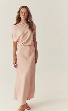 Tatuum Midikleid SATIN MAXI-KLEID - MAGI