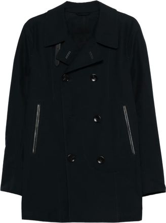 Tom Ford double-breasted trench coat - Blau