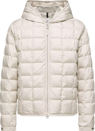 Moncler Moncler Tahrir Square-quilted Hooded Down Jacket, Men, Beige, Size: 0