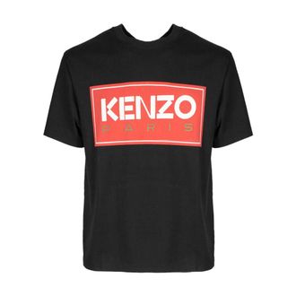 Kenzo Paris Classic T-Shirt - - Tops - Herren - Schwarzk - S