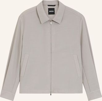 HUGO BOSS Sakko P-Carper-Zip-263f Relaxed Fit beige