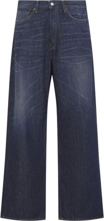 Acne Studios Jean 1981 Dive en cuir - Homme - Jeans - Bleu - Taille: L