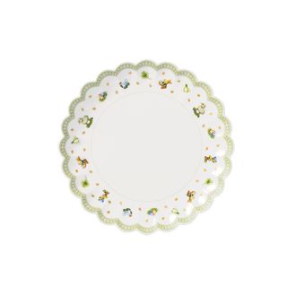 Villeroy & Boch Easter Delight Fr&uuml;hst&uuml;cksteller gr&uuml;n, Kleiner Teller Ostern, Oster Dessertteller Keramik, Oster Geschirr, Premium Porzellan