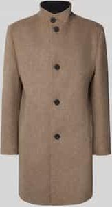 HUGO BOSS Regular Fit Mantel aus Woll-Mix Modell MINTRAX