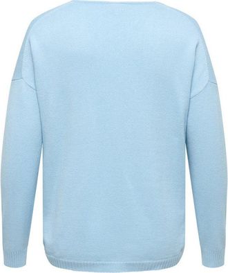 Only Carmakoma V-Ausschnitt-Pullover CARMARGARETA LS PULLOVER KNT NOOS Viskosemischung, regular fit