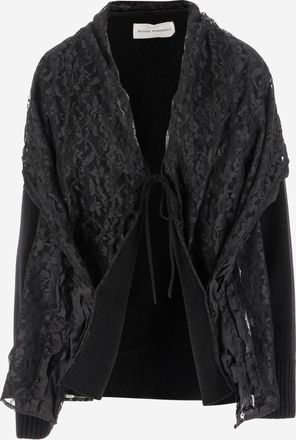 Niccol&ograve; Pasqualetti Veste Niccolo Pasqualetti en laine m&eacute;lange avec dentelle