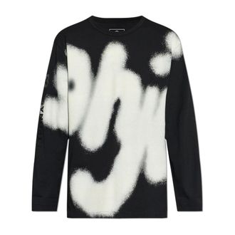 Yohji Yamamoto Homme, Tops, Noir, Taille: M Yohji Graphic Long Sleeve Tee