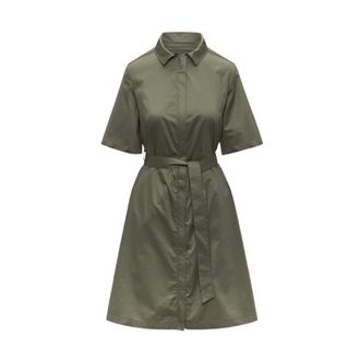 K-Way Femme, Robes, Vert, Taille: 42 FR Nouaille Shiny Cotton Dress