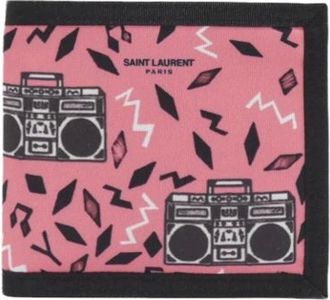 Saint Laurent unisex, Pre-owned, Rose, Taille: ONE Size Porte-cartes doccasion
