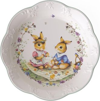 Villeroy & Boch Spring Fantasy, Schale mittel, Picknick, 25x25x4cm, Premium Porzellan, Bunt