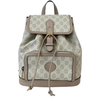 Gucci Pre-owned GG Supreme Interlocking G Rucksack - - Pre-owned - Damen - Beige - ONE SIZE