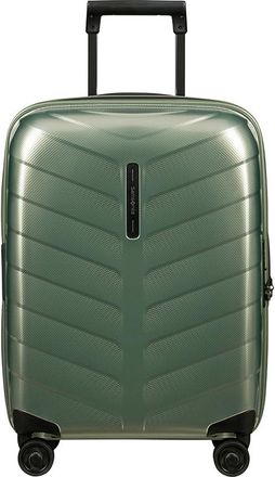 Samsonite Attrix - Spinner S, Erweiterbarer Handgepäck, 55 cm, 38/44 L, Grün (Basilikumgrün)
