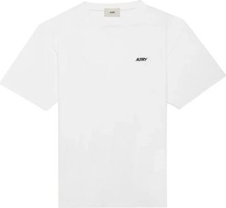 Autry Homme, Tops, Blanc, Taille: M Tspm A7 T-shirt
