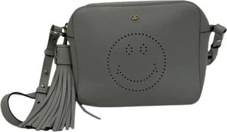 Anya Hindmarch Pre-owned Smiley Crossbody Bag - Femme - Pre-owned - Gris - Taille: ONE Size