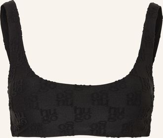 HUGO BOSS Hugo Bralette-Bikini-Top Terry schwarz