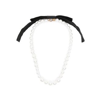 Vivetta Bow Pearl Necklace