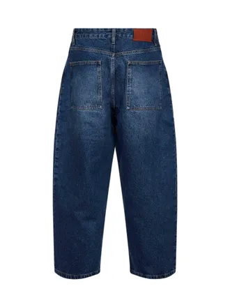 STUDIO NICHOLSON Mens Blue Cotton Denim Jeans