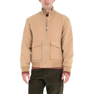 Karl Lagerfeld Blouson Bomber Cote DAzur - Homme - Vestes - Beige - Taille: L