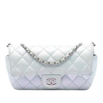 Chanel Pre-owned Quilted Crossbody Bag - - Pre-owned - Damen - Blau - ONE SIZE
