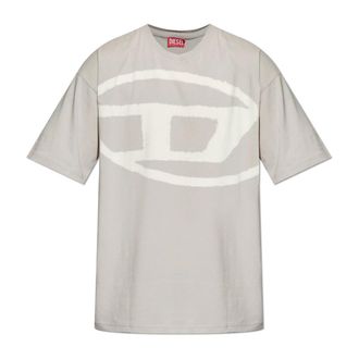 Diesel T-shirt T-Boxt-Bleach - - Tops - Herren - Grau - L