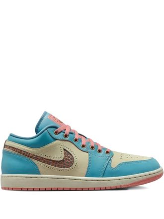 Nike Jordan baskets Air Jordan 1 Low &agrave; lacets - Bleu