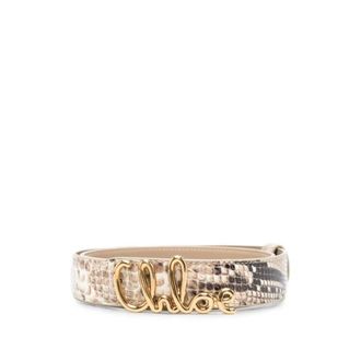 Chlo&eacute; Ceinture Iconique - Femme - Accessoires - Beige - Taille: M
