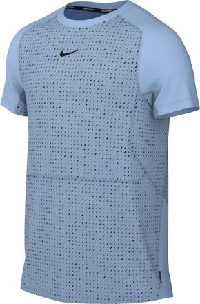 Nike Nike Herren Breathe Sliss T-Shirt, Psychic Blue/Black, L