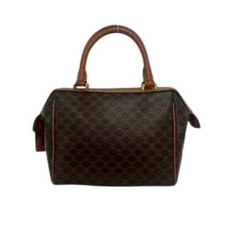 Celine Sac &agrave; main en cuir Macadam Pre-owned - Femme - Pre-owned - Brun - Taille: ONE Size
