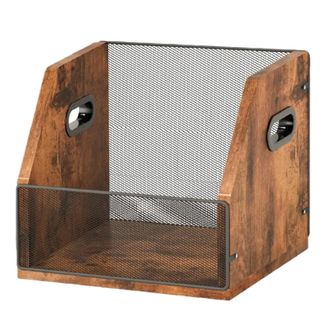 Generic Schallplattenhalter - platzsparendes Albumregal aus Holz - Schreibtisch-Vitrine f&uuml;r Wohnzimmer, Wohnheim, Wohnung, Garage, Schrank, Teenager, Erwachse
