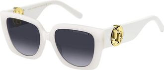 Marc Jacobs Lunettes de soleil carr&eacute;es - Femme - Accessoires - Gris - Taille: 54 MM