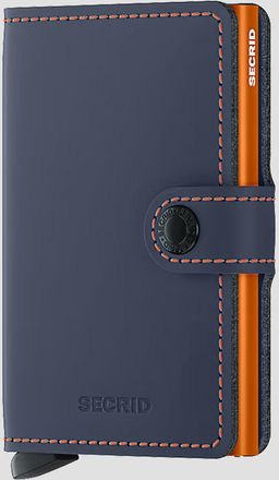 Secrid Mini Matte Geldb&ouml;rse nightblue & orange
