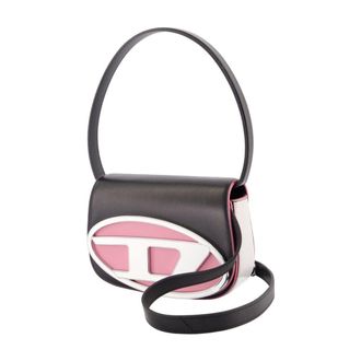 Diesel Womens 1dr Shoulder Bag - Diesel Leather Black Cowhide Shoulder-Hobo-Bags
