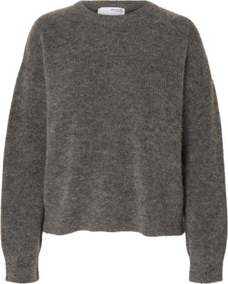 Selected Slfsia Ras Ls Knit New O-Neck Noos