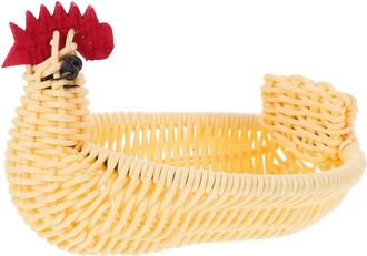 IFUNDOM Geflochtener Korb F&uuml;r Eier Obst Und Gem&uuml;se Tierform Dekoratives Aufbewahrungsset Rattan-optik Osterdeko K&uuml;che Und Wohnzimmer