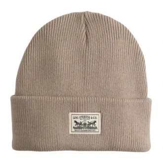 Levi's Backpatch Beanie - - Accessories - Herren - Beige - ONE SIZE