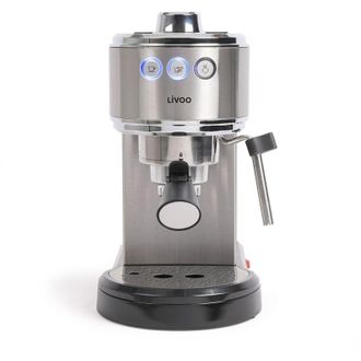 Livoo Livoo - Machine &agrave; expresso 15 bars gris dod186