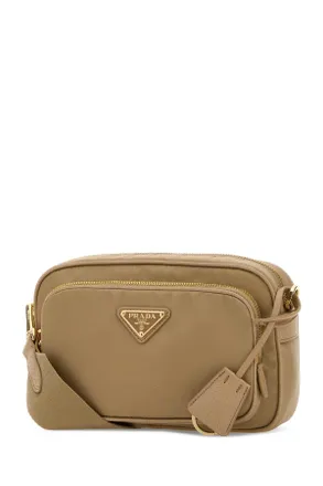 Prada Womens Beige Re-Nylon Crossbody Bag Cammello 1 Borse A Mano