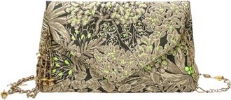 Dries Van Noten Mittlere Umschlagtasche mit Kette - - Bags - Damen - Beige - ONE SIZE