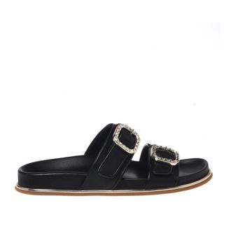 Baldinini Femme, Chaussures, Noir, Taille: 37 EU Leather Mule