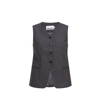 Object Veste sans manches &agrave; col V