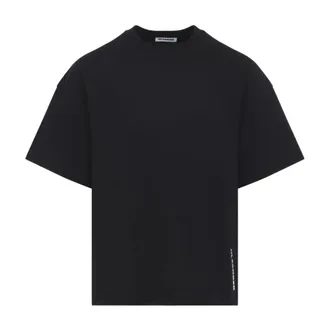 Jil Sander Oversized Logo T-Shirt - - Tops - Herren - Schwarzk - L