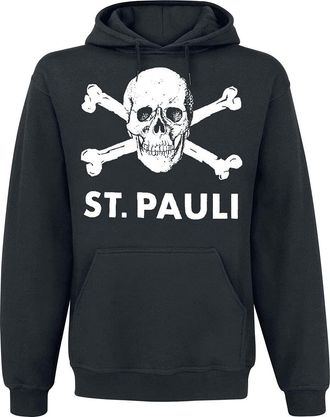 FC St. Pauli Totenkopf I Männer Kapuzenpullover schwarz XXL