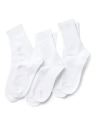 RoToTo Gerippte Socken - Wei&szlig;