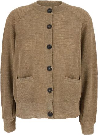 Brunello Cucinelli Femme, Pulls, Brun, Taille: 40 FR Maglia