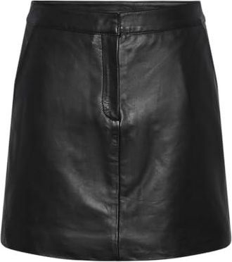 Vero Moda Mini-Jupe en Cuir YASLYMA Black M Black 3 M
