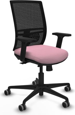 Piqueras y Crespo B&uuml;rostuhl mit 2D-Armlehnen, h&ouml;henverstellbare Lendenwirbelst&uuml;tze, ausgestattet mit Syncro/Translack und Schneideschaum, mit Rollen von 65 mm, Parkett,